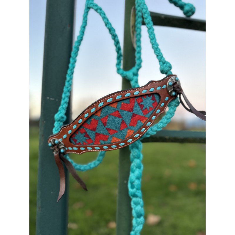 Pendleton Condensed Turquoise Braided Rope Halter